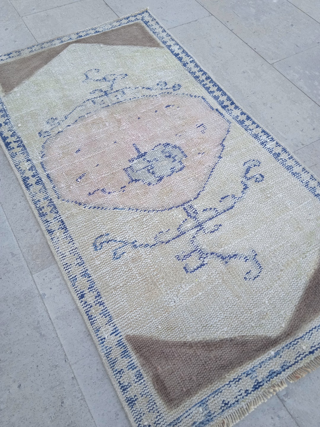 Neutral Rug, Faded Rug, Handmade Rug, Turkish Rug,vintage Rug,2x4 Rug ...