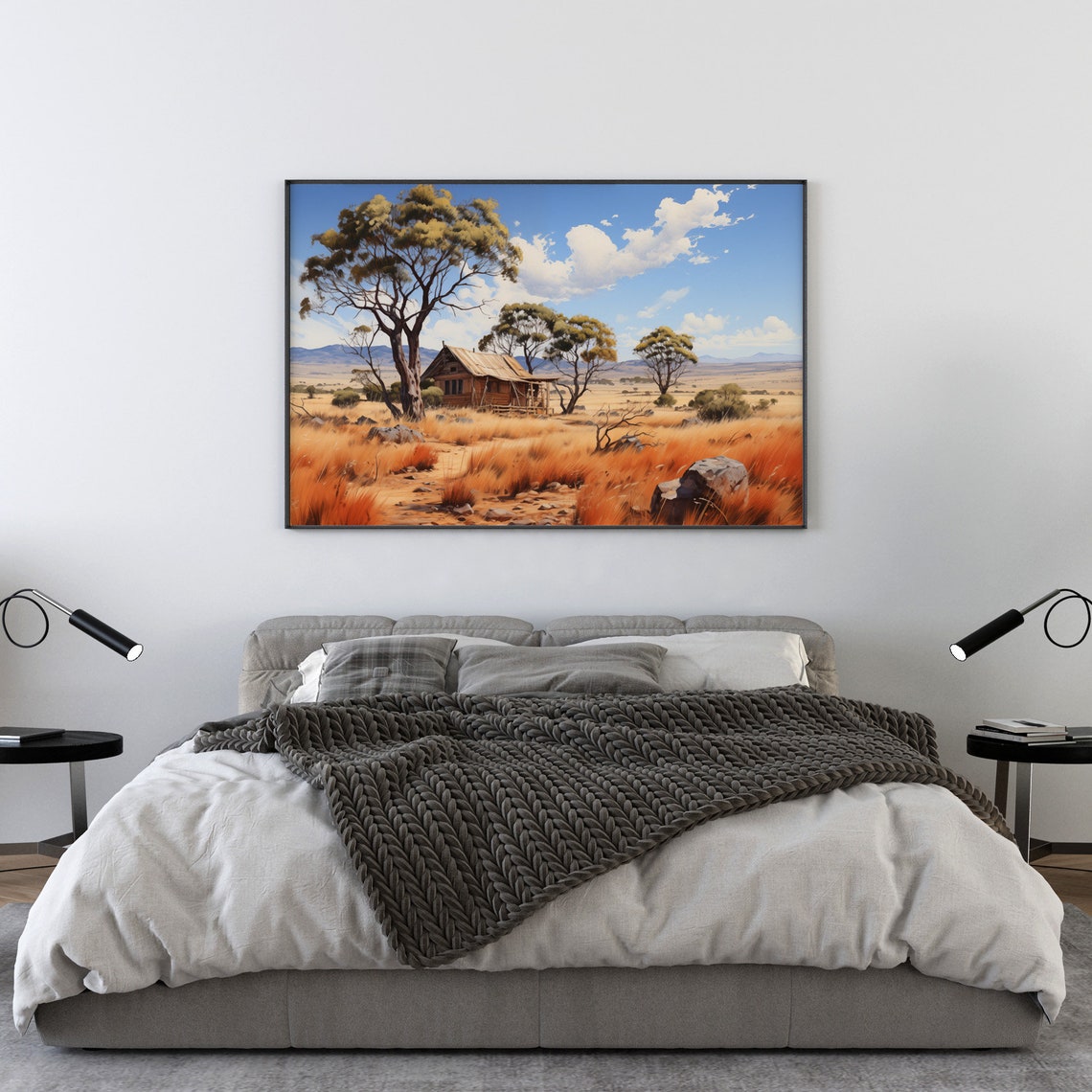 Australian Outback Painting - Australian Landscape Image in Oil ...