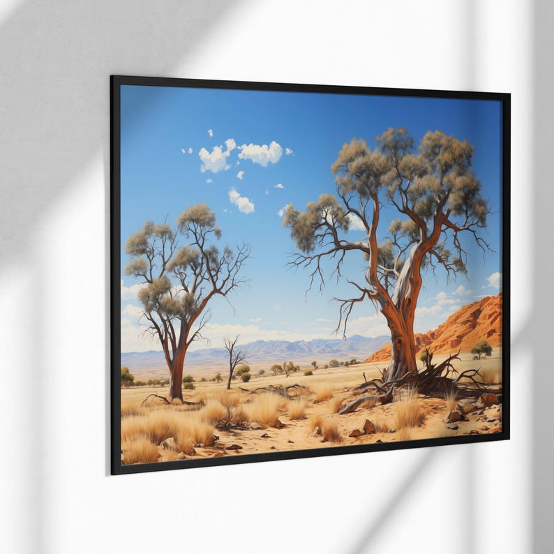 Australian Outback Painting Australian Landscape Image in Oil Painting ...