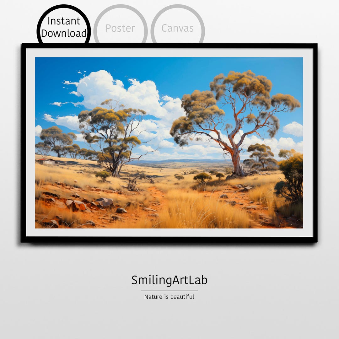 Australian Outback Painting - Australian Landscape in Oil Painting ...