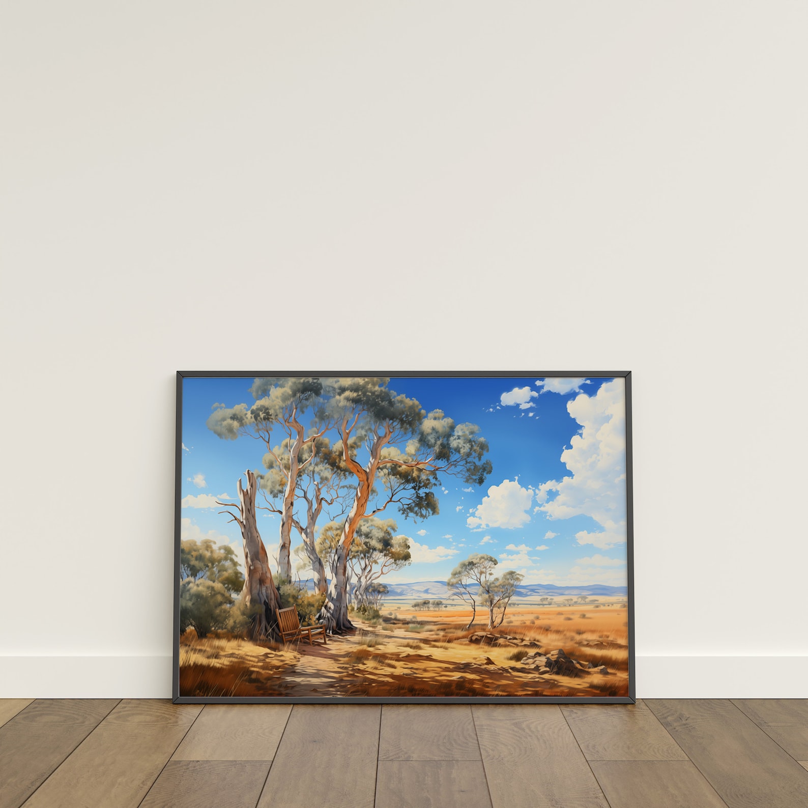Australian Outback Painting - Australian Landscape Image in Oil ...