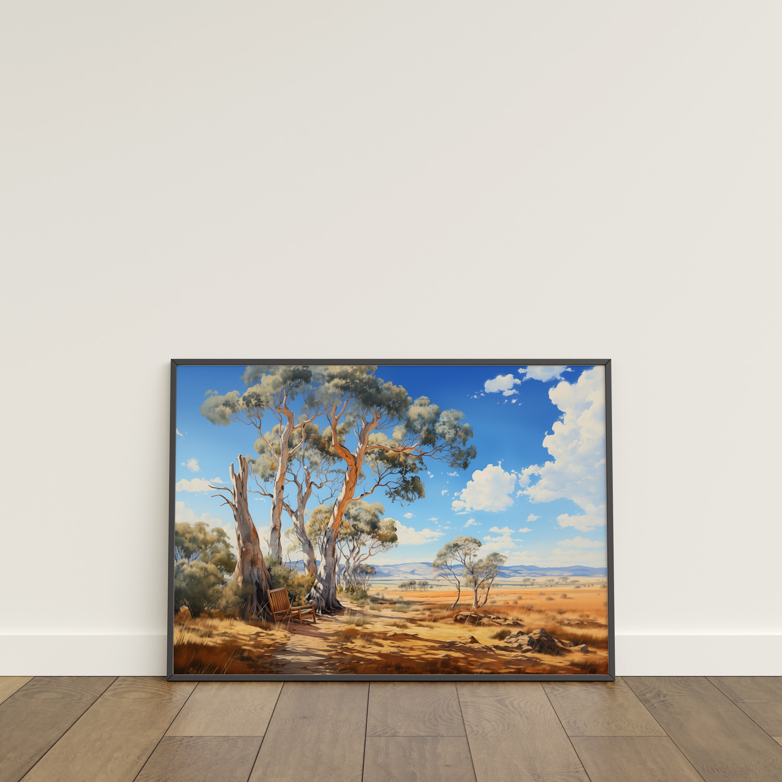 Australian Outback Painting - Australian Landscape Image in Oil ...