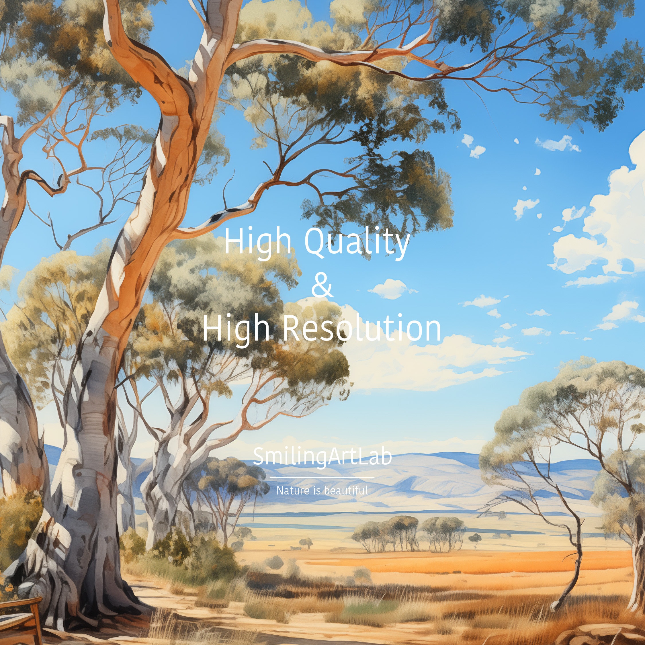 Australian Outback Painting - Australian Landscape Image in Oil ...
