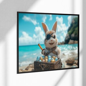 Easter Bunny Pirate - Beach Party Rabbit - Decor for Kids - Happy ...