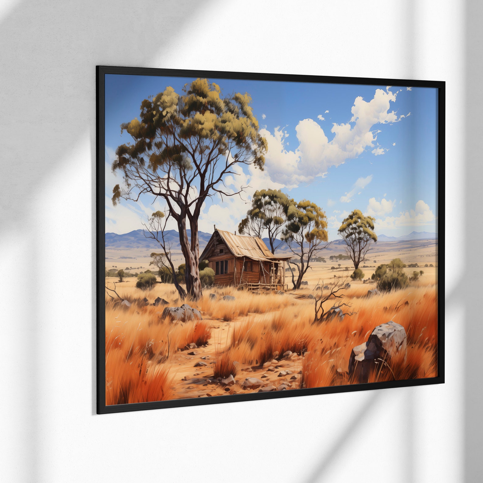 Australian Outback Painting - Australian Landscape Image in Oil ...