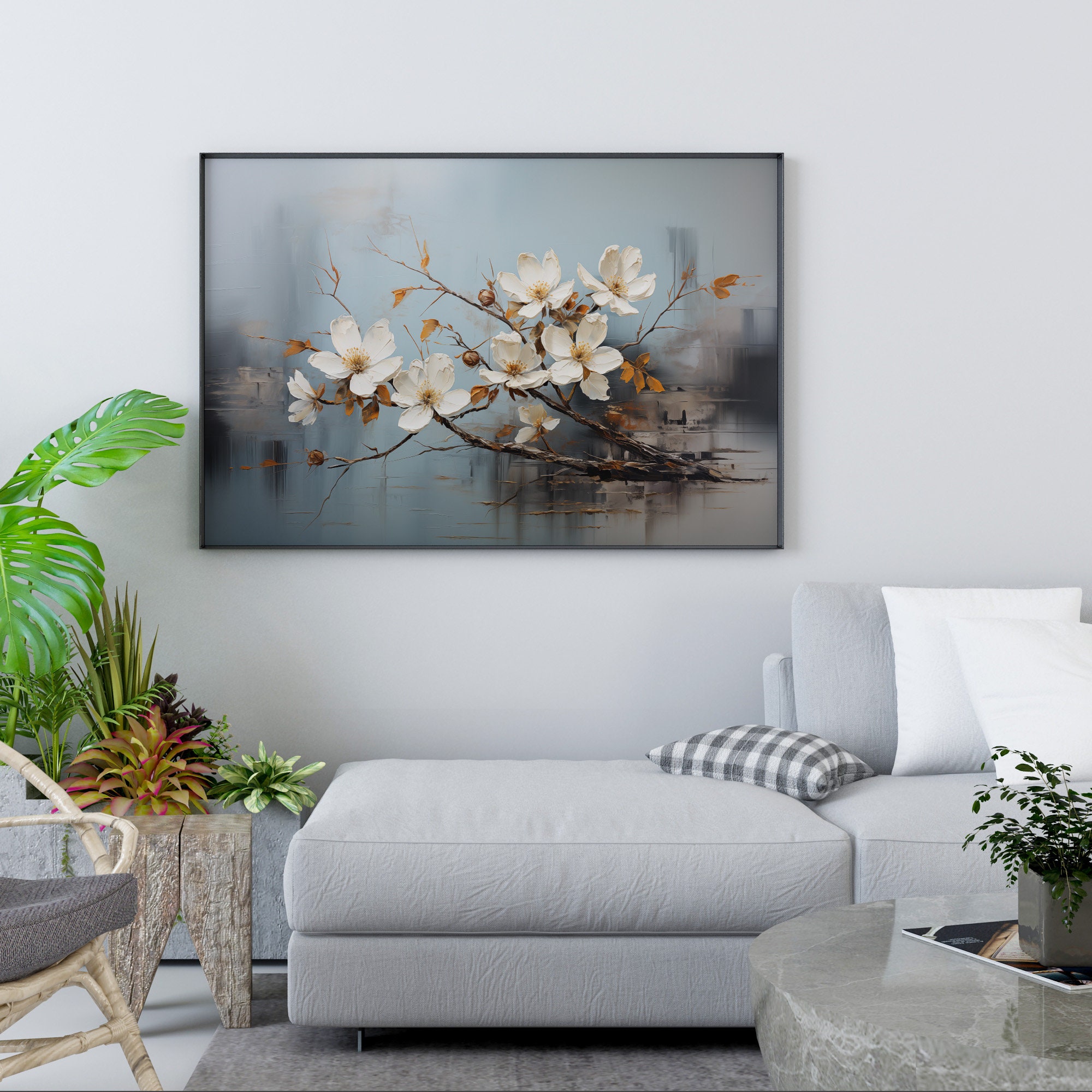 Frangipani Flower Oil Painting Style - Frangipani Image - White ...