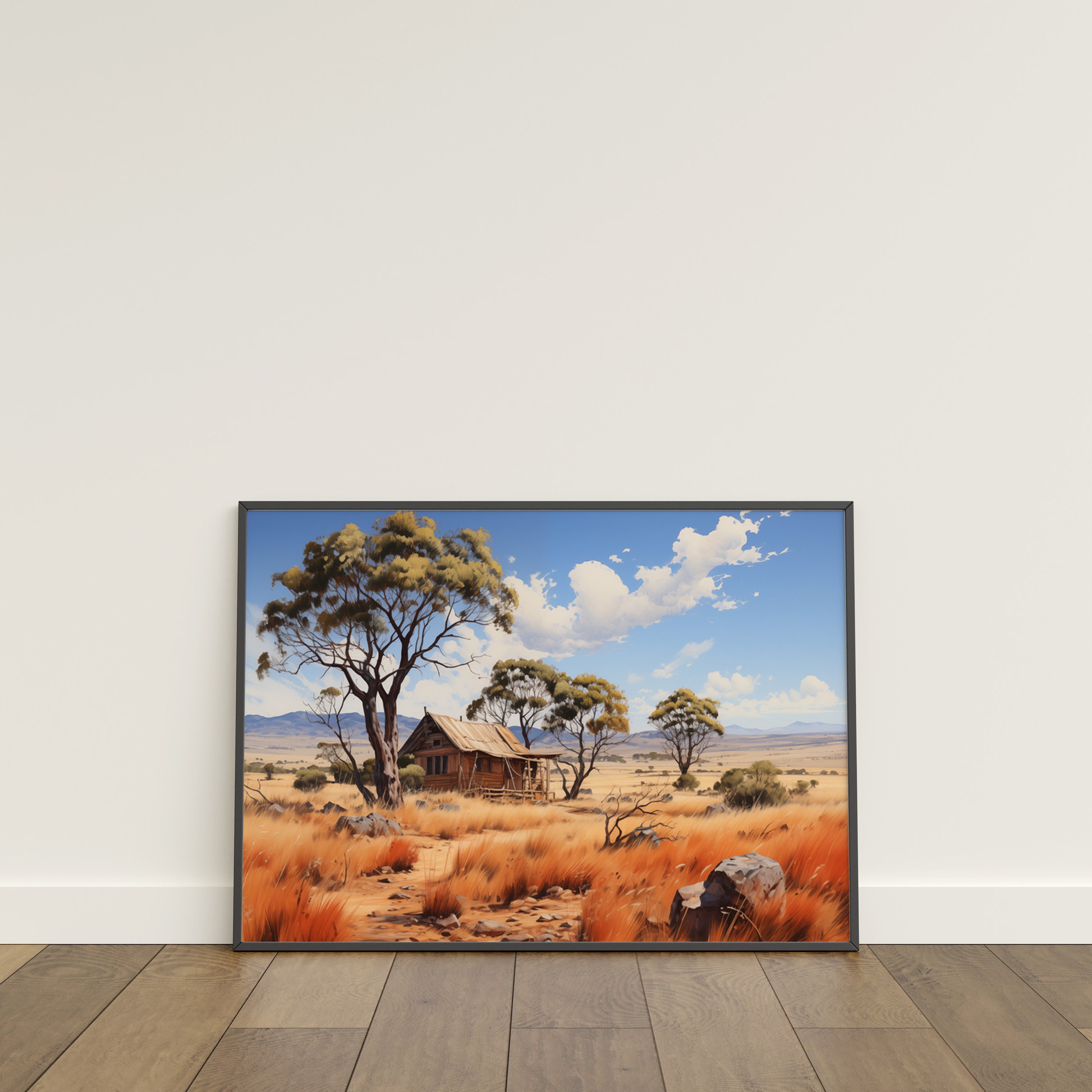Australian Outback Painting - Australian Landscape Image in Oil ...
