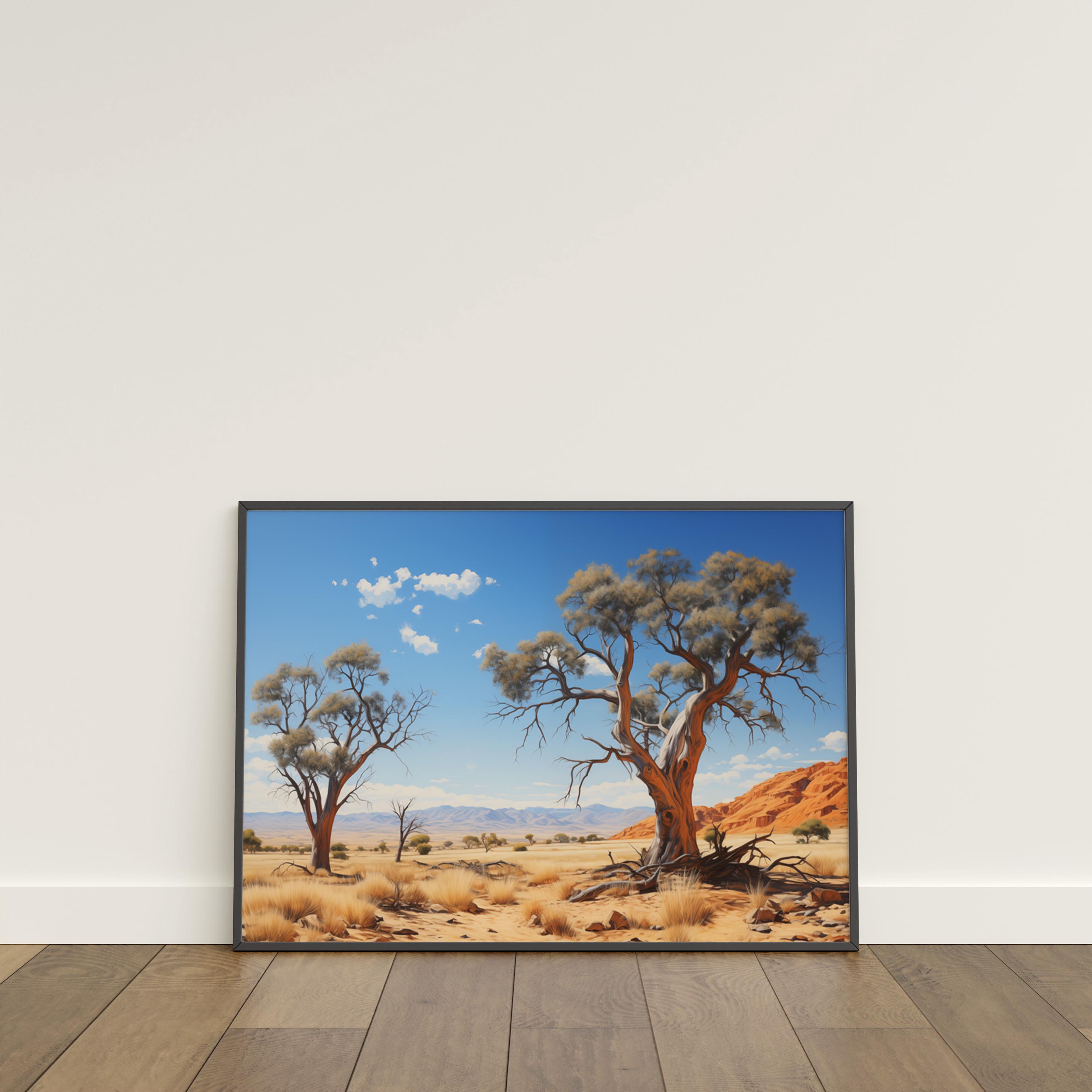 Australian Outback Painting Australian Landscape Image in Oil Painting ...