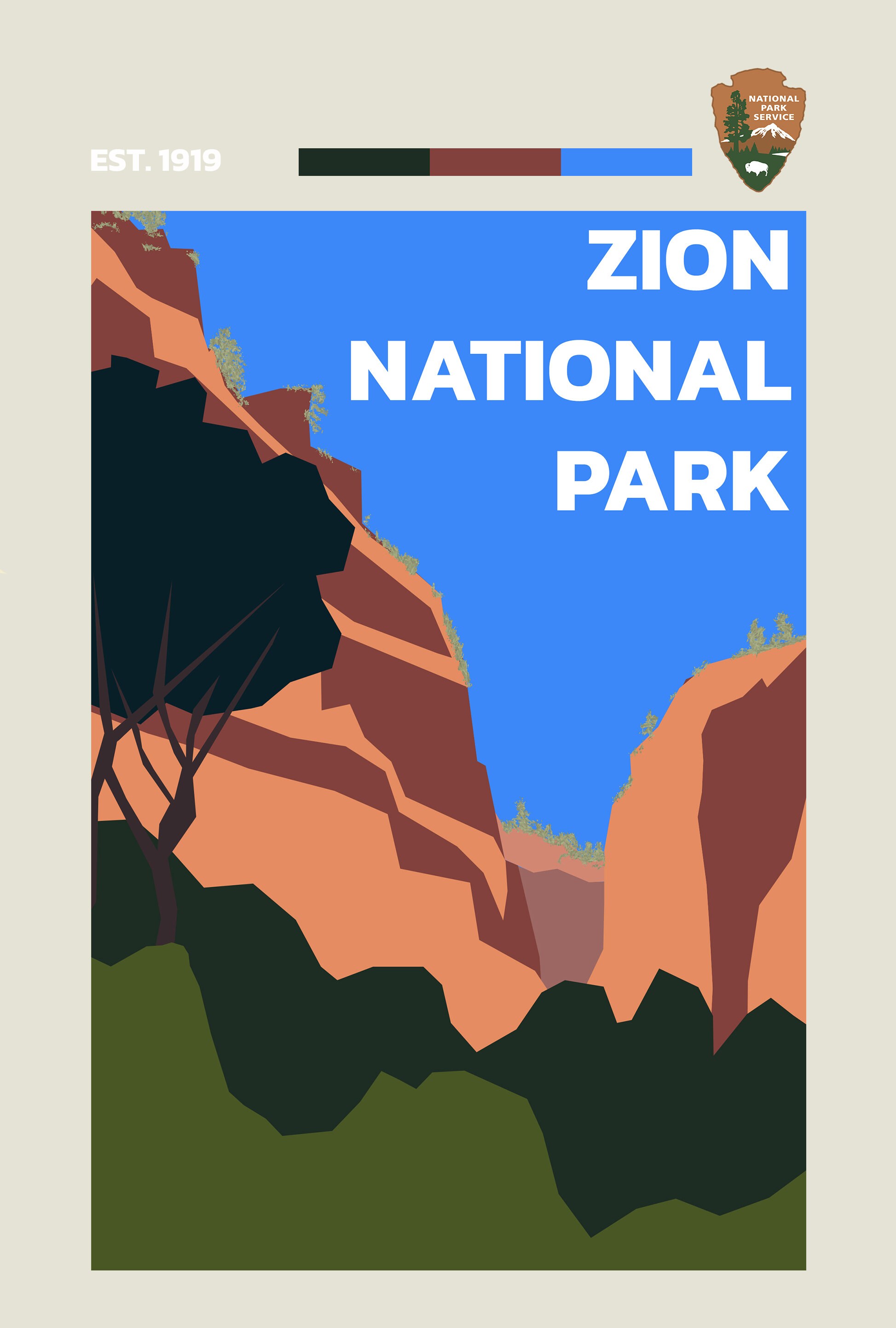 National Parks Poster Collection - Etsy