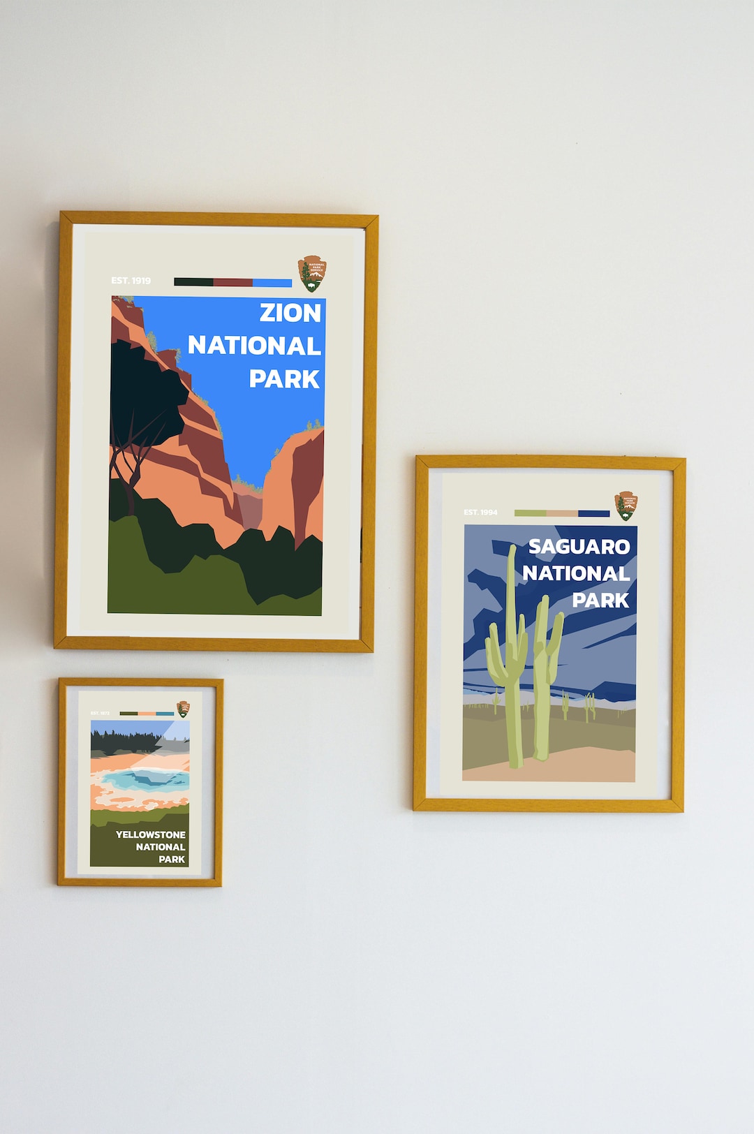 National Parks Poster Collection - Etsy