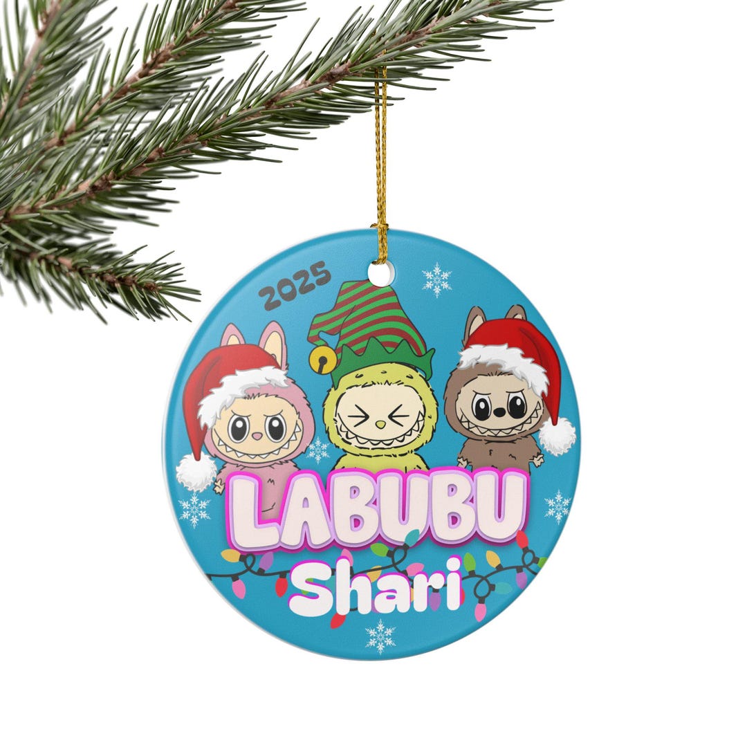 Labubu Personalized Characters Ceramic Ornament | Christmas Tree ...