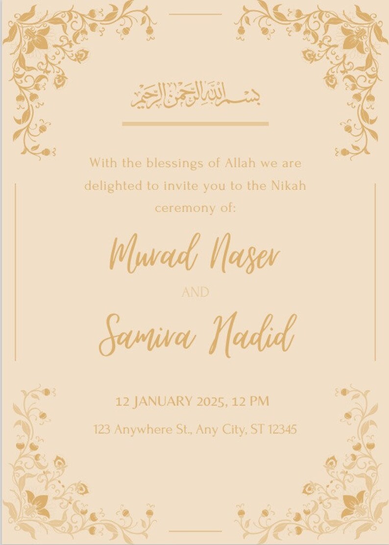 Wedding Invitation - Etsy