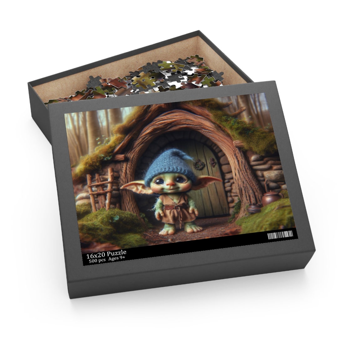 Monster Babies: Arlo the Goblin Puzzle 120, 252, 500-piece - Etsy