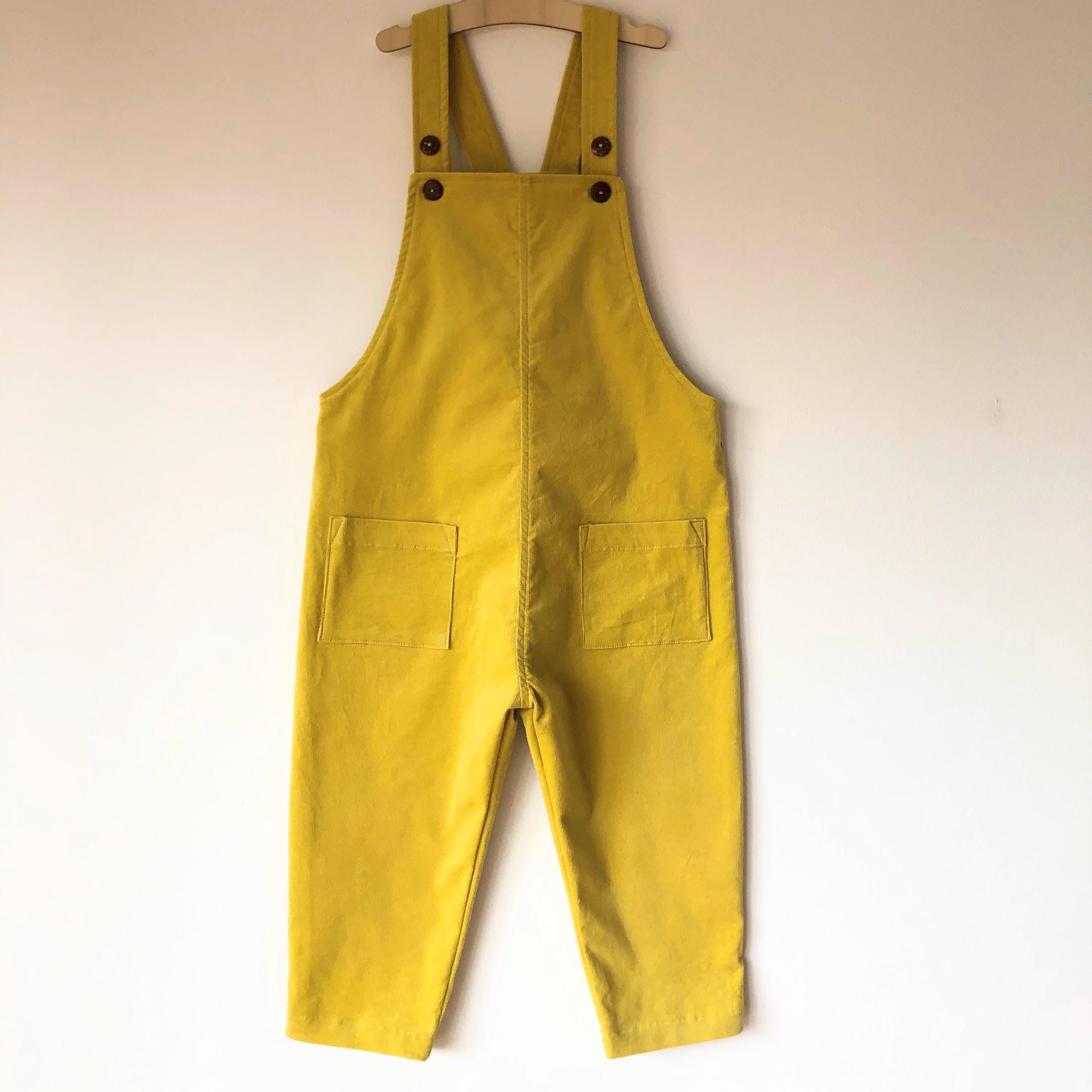 Children's Corduroy Overalls, Handmade Dungarees, Kids Unisex Rompers ...