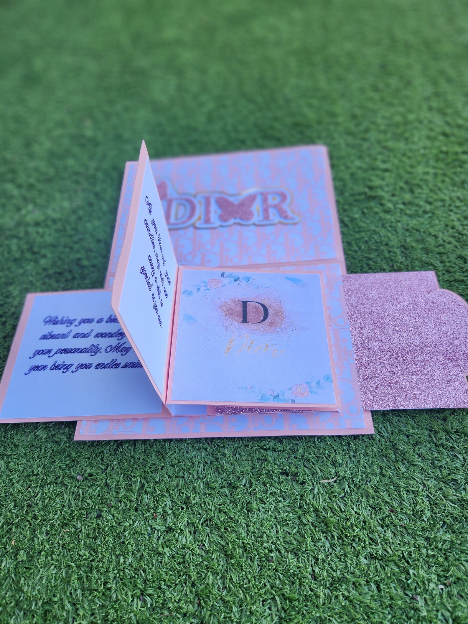 Waterfall Birthday Card, Greeting Card, Waterfall Greeting Card, Flip ...