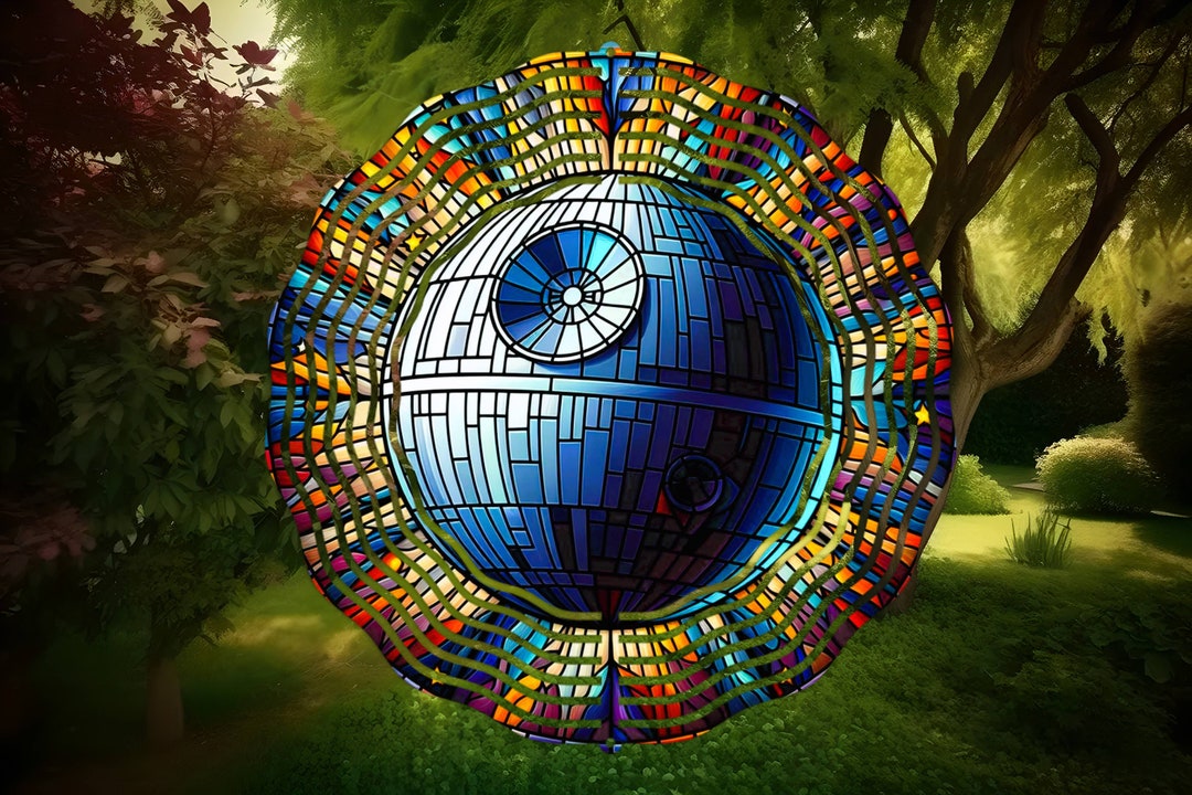 Death Star Wind Spinner, Garden Decoration, Star Wars, Darth Vader - Etsy