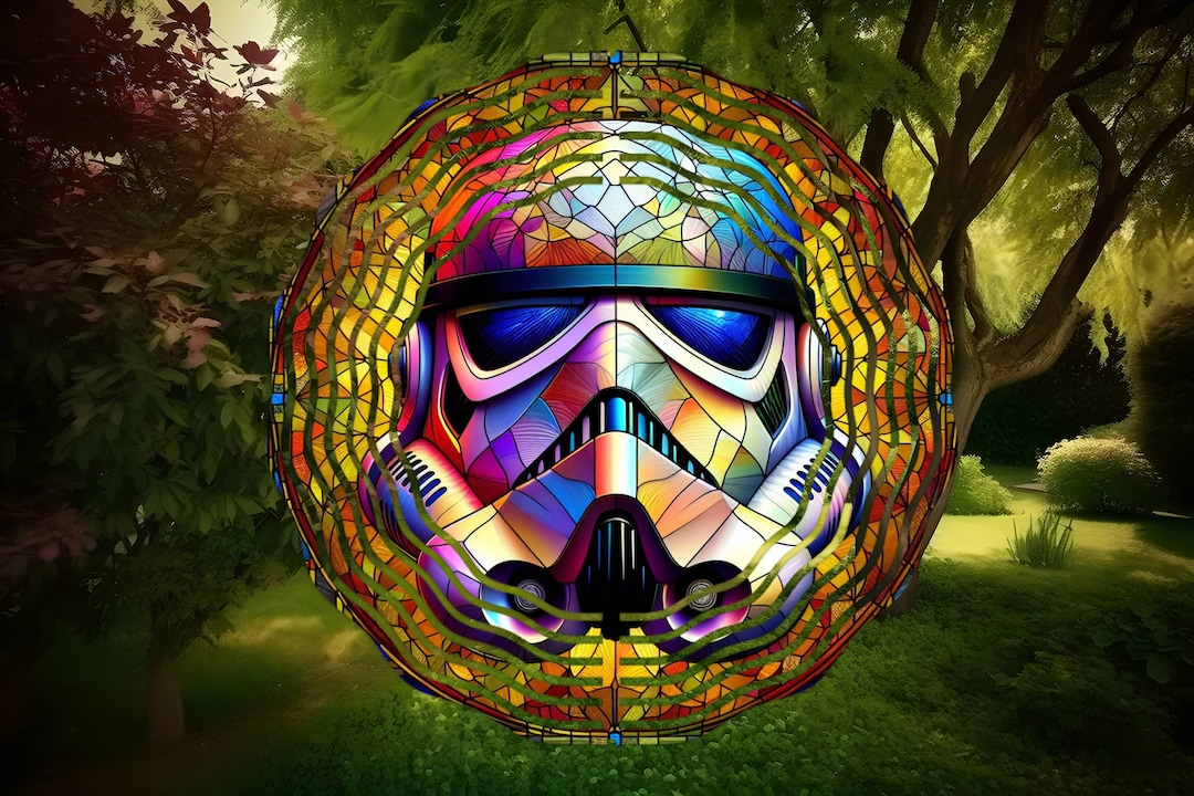 Storm Trooper Wind Spinner, Star Wars, Garden Decoration, Outdoor - Etsy