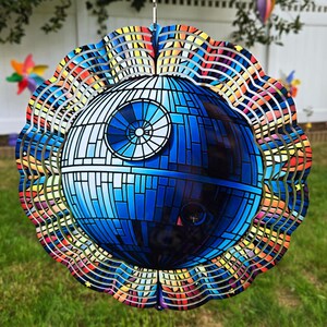 Death Star Wind Spinner, Garden Decoration, Star Wars, Darth Vader - Etsy