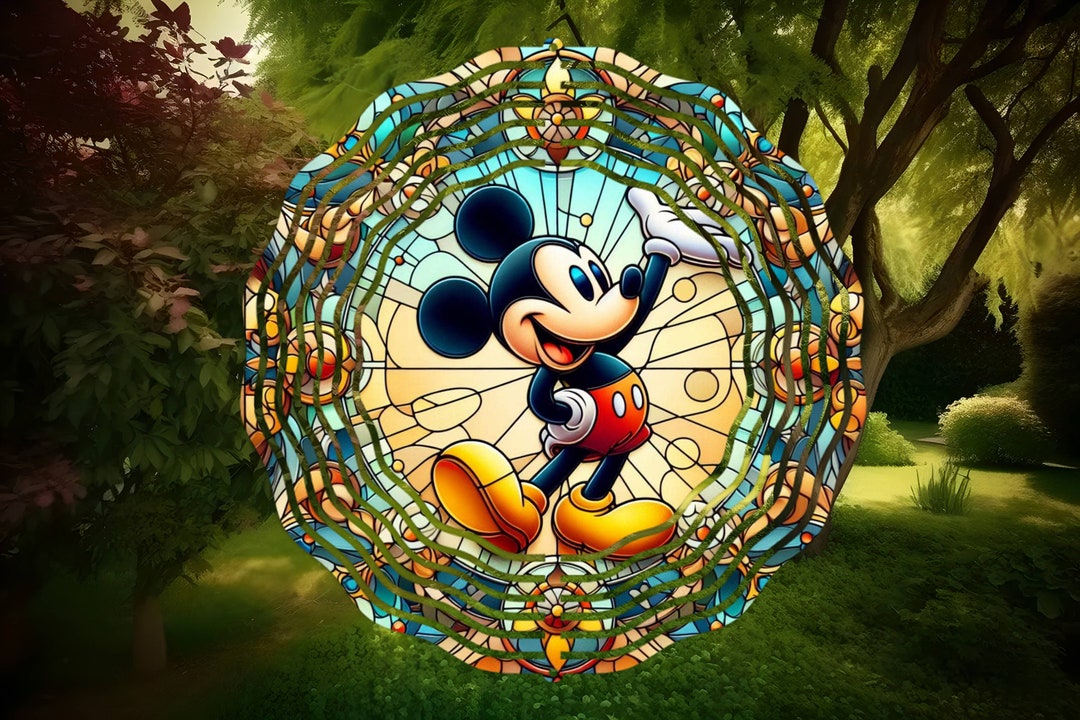 Mickey Wind Spinner, Garden Decoration, Outdoor Yard Decoration - Etsy