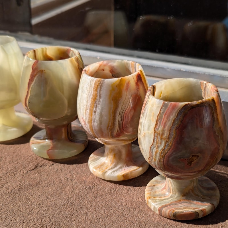 Stone Shot Glasses - Etsy