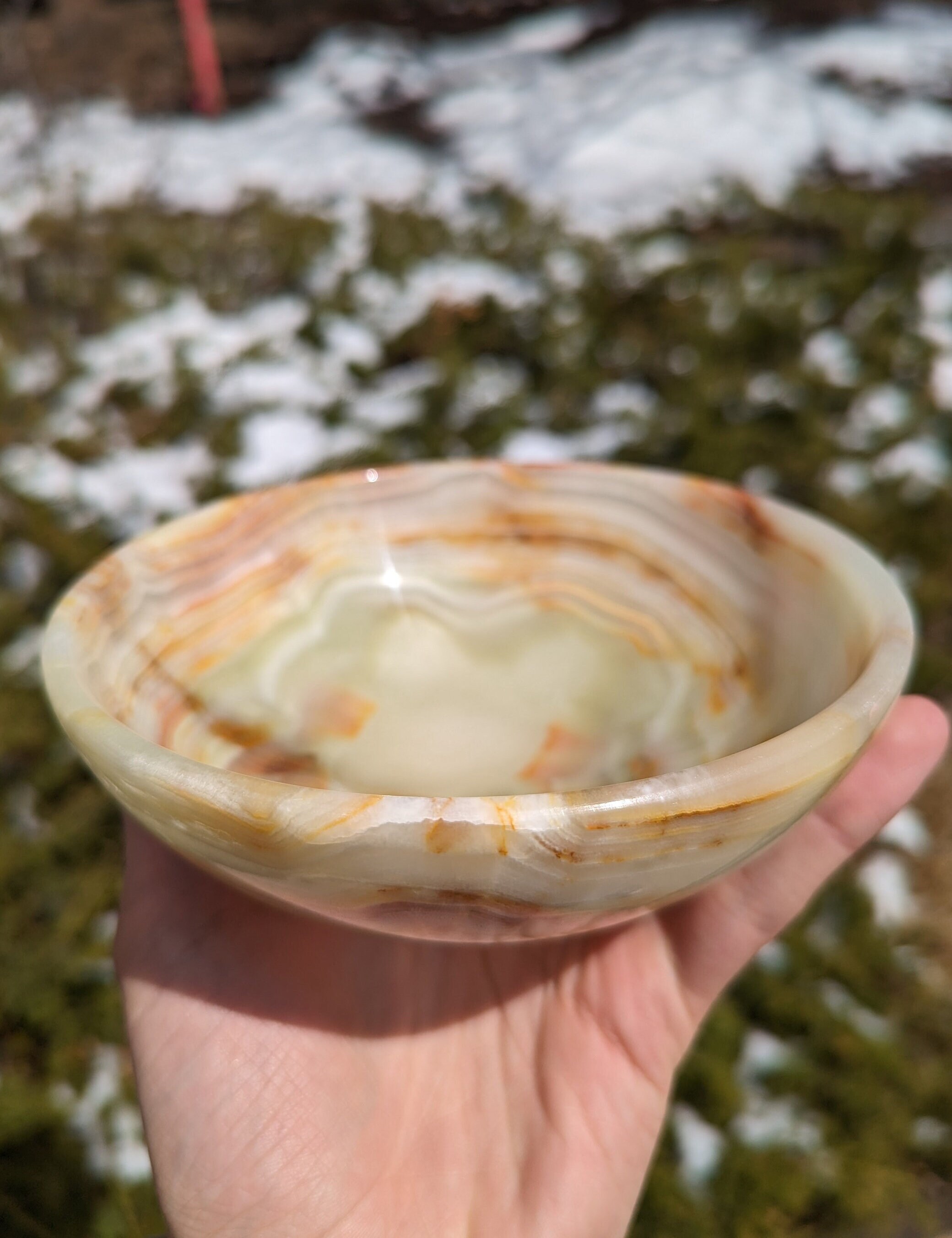 6" Green Onyx Bowl - Etsy