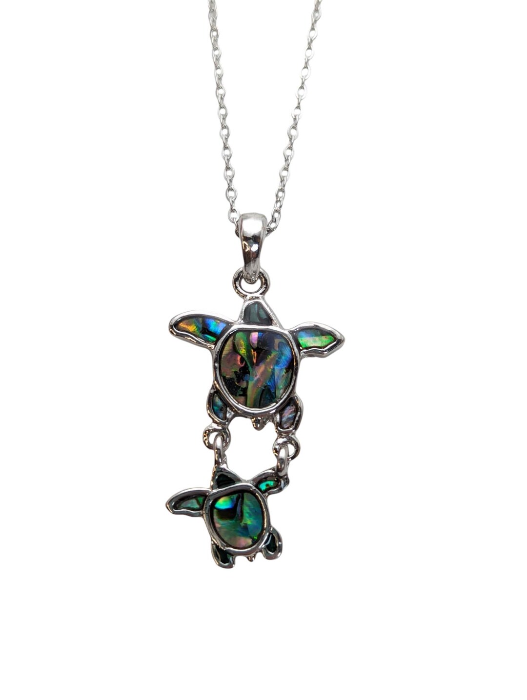 Sea Turtles Pava Abalone Shell Necklace / Paua Abalone Jewelry - Etsy