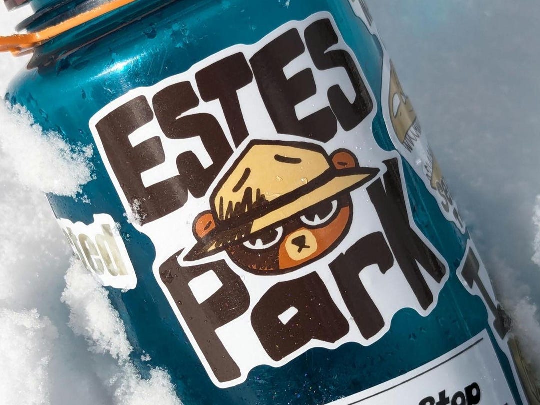 Estes Park Ranger Bear Sticker / Funny Rock Vinyl Stickers / Colorado ...