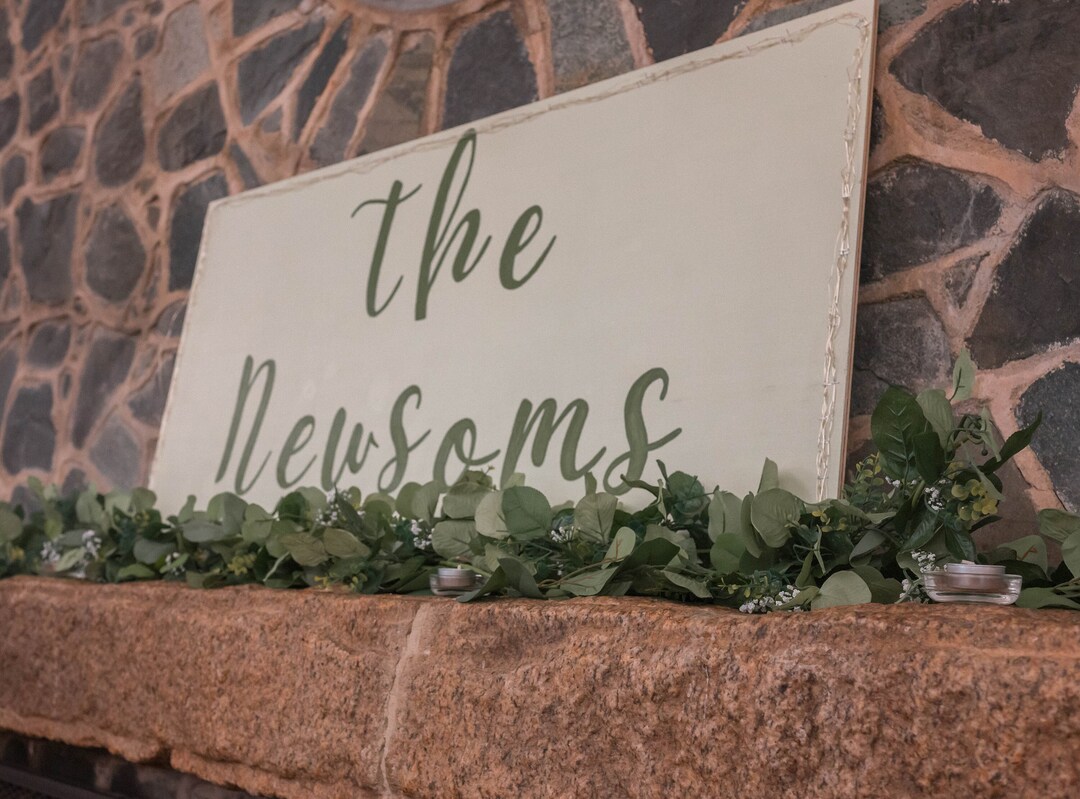 Last Name Light up Wedding Sign - Etsy