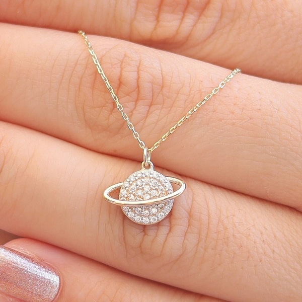 Planet Necklace - Etsy