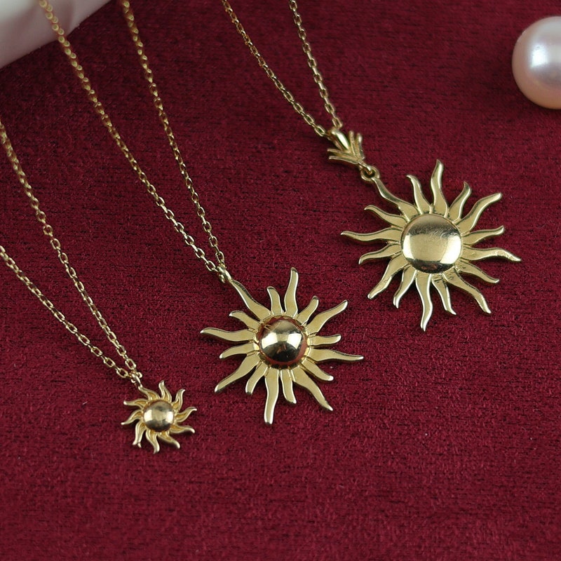 Sun Pendant - Etsy