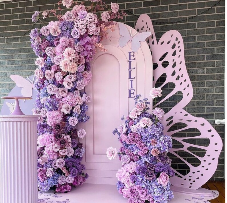 Giant 5ft Wooden Butterfly Prop: Foldable Party Backdrop - Etsy