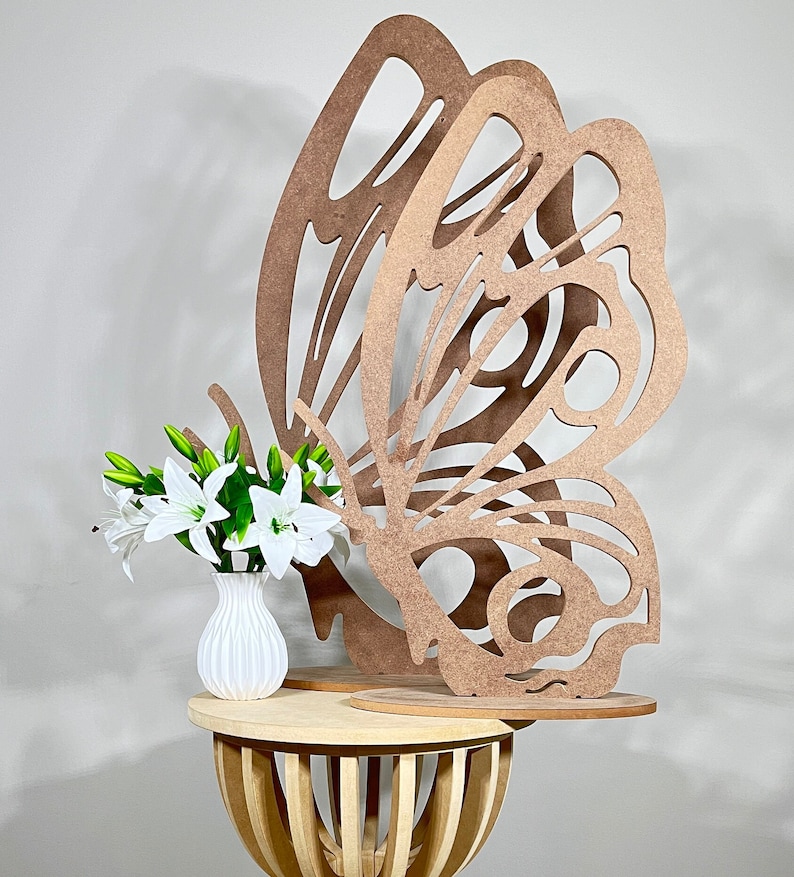 Butterfly Wings, Wooden Butterfly Backdrop, Butterfly Party Prop ...