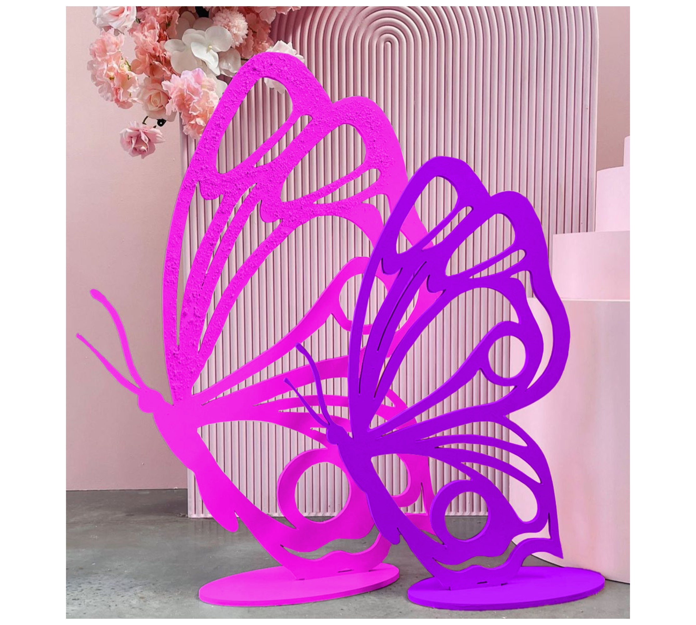 Wooden Butterfly Prop, Birthday Butterflies Party, Butterfly Princess ...