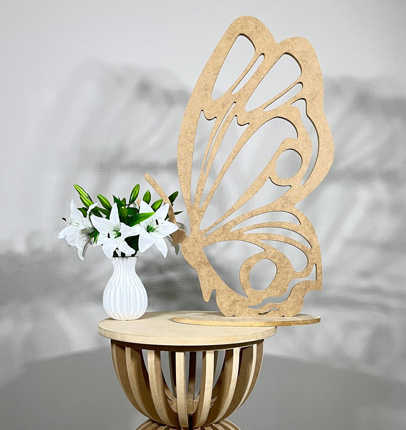 Wooden Butterfly Wing, Baby Shower Butterfly Backdrop, Sweet Sixteen ...