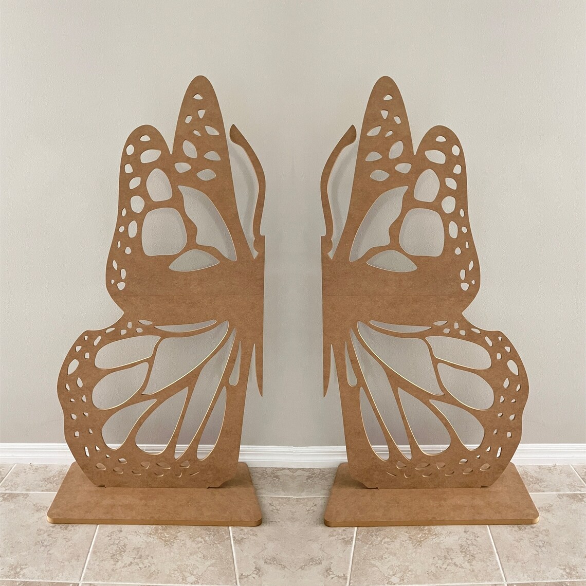 Giant 5 Ft Wooden Butterfly Prop, Foldable Giant Butterfly Princess ...