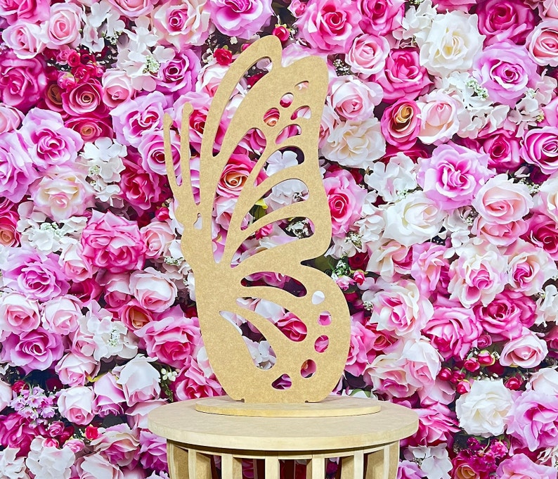 Wooden Butterfly Backdrop, Butterfly Party Prop, Birthday Butterfly ...