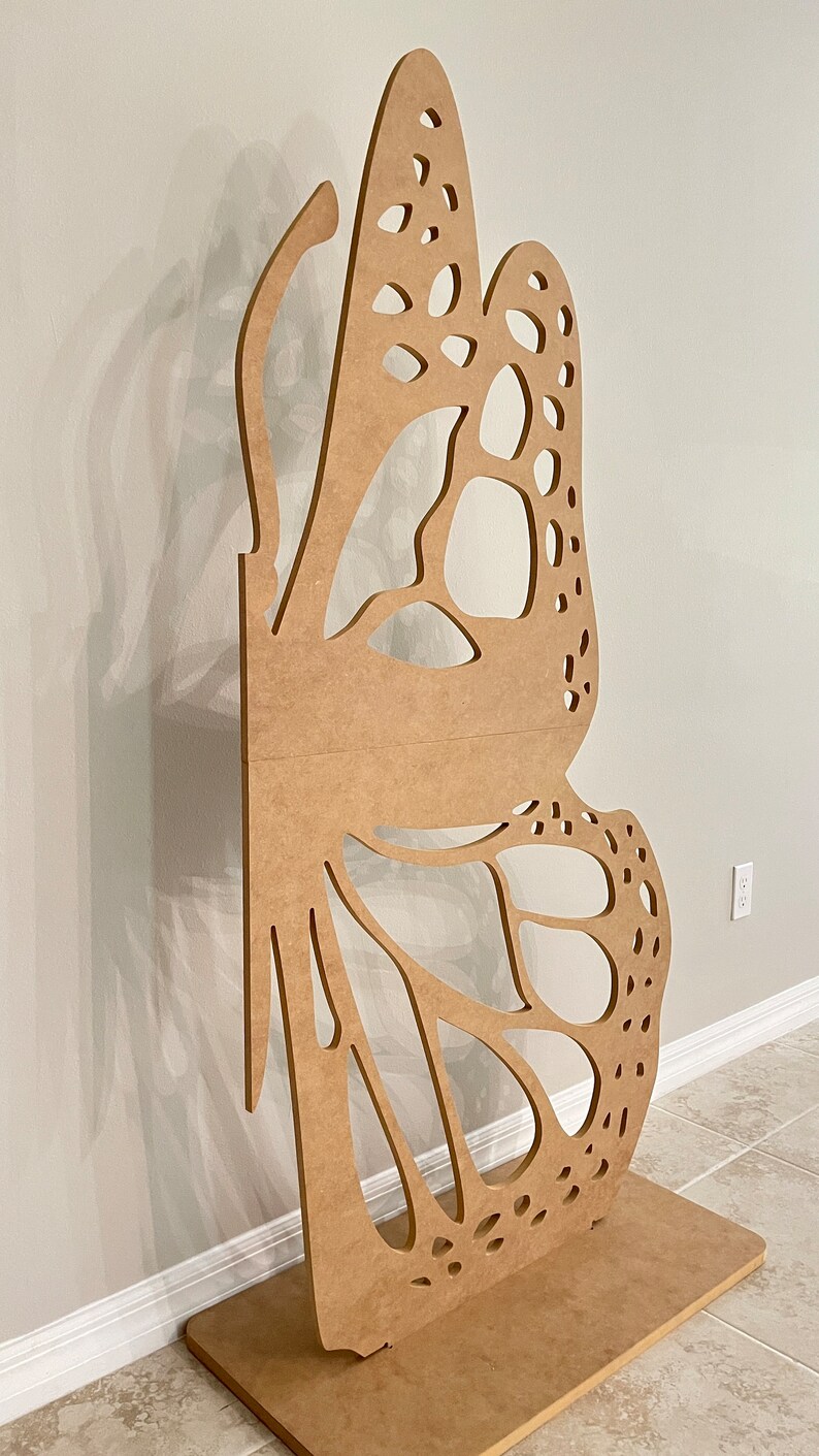 Giant 5 Ft Wooden Butterfly Prop, Foldable Giant Butterfly Princess ...