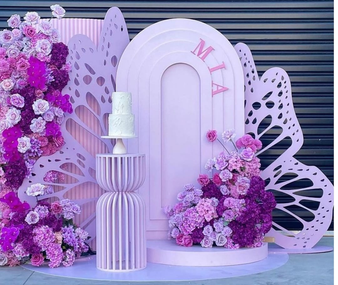 Giant 5 Ft Wooden Butterfly Prop, Foldable Giant Butterfly Princess ...