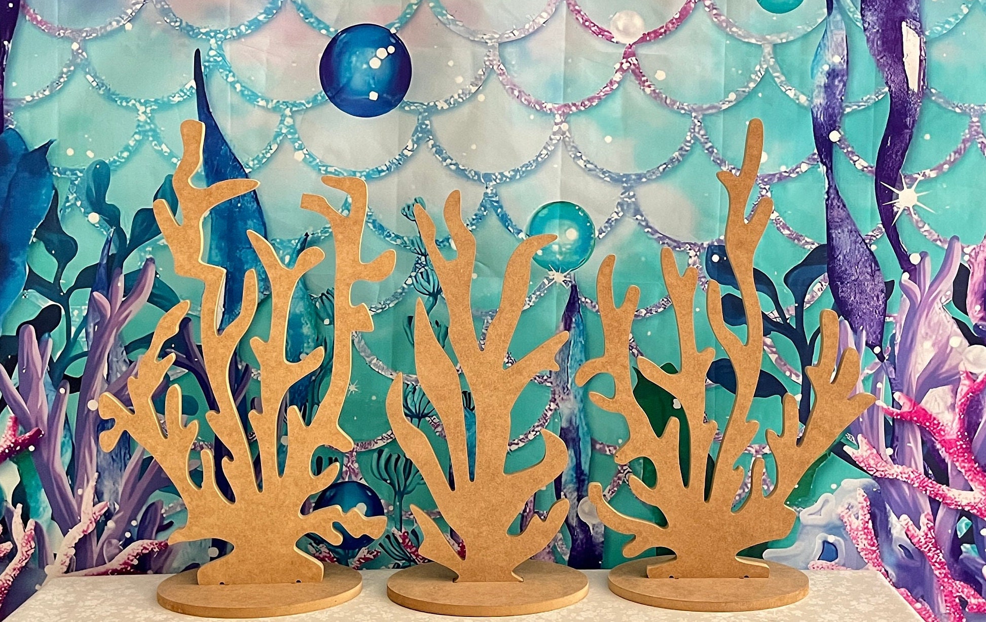 Wood Seaweed, Wood Coral Reefs, Under the Sea Party, Under the Water ...