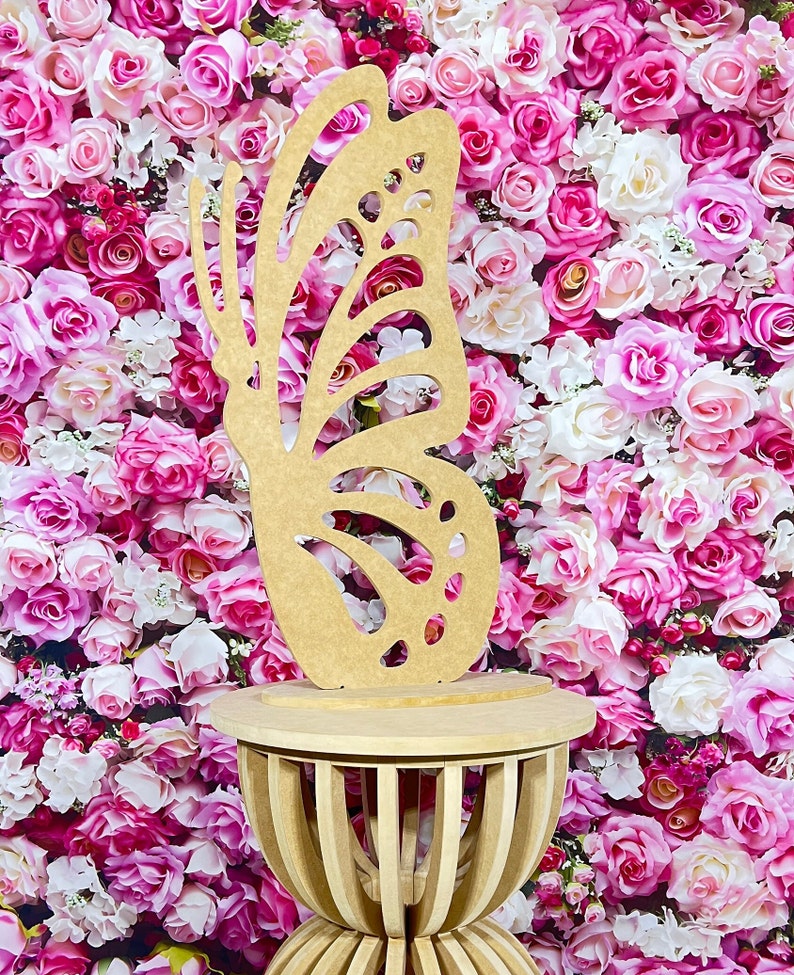 Wooden Butterfly Backdrop, Butterfly Party Prop, Birthday Butterfly ...