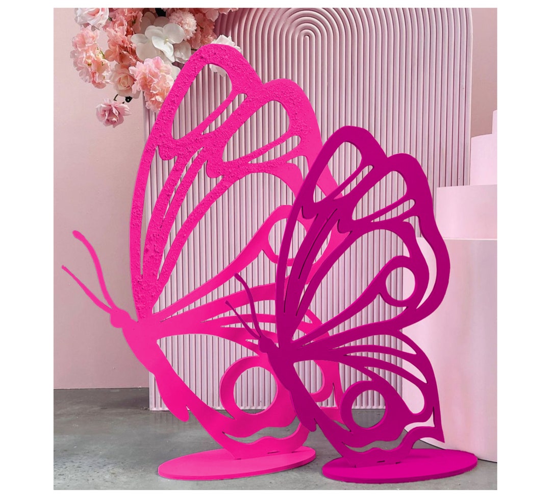 Wooden Butterfly Prop, Birthday Butterflies Party, Butterfly Princess ...