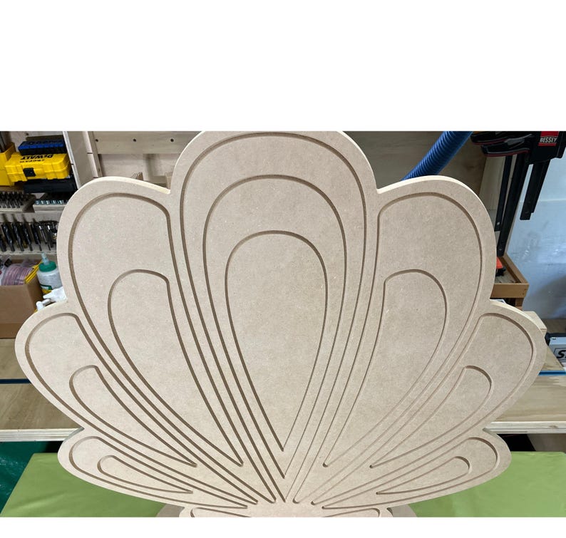 Wooden Seashell Prop, Sea Shell Party Prop, Under the Sea Party, Under ...