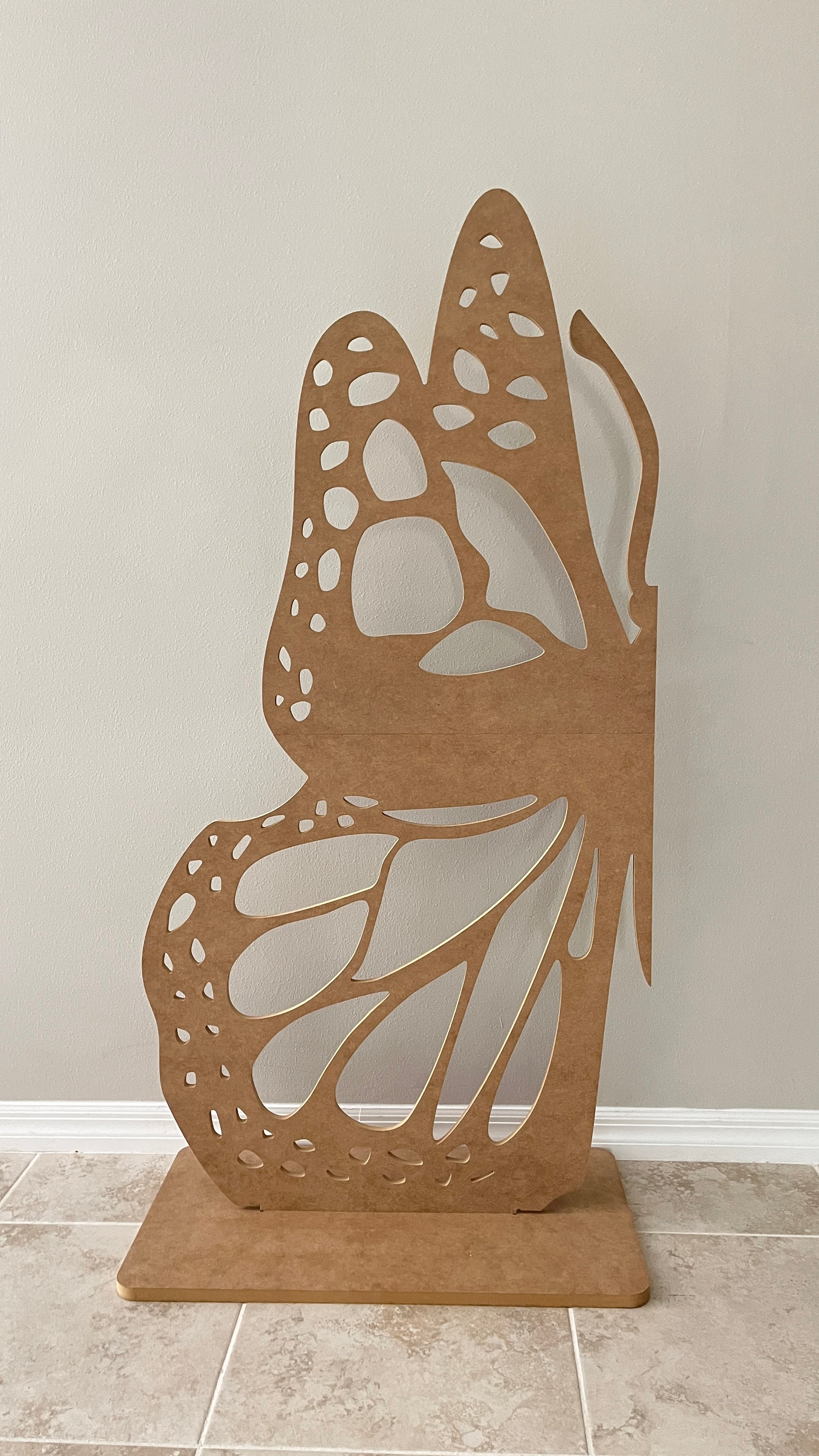 Giant 5 Ft Wooden Butterfly Prop, Foldable Giant Butterfly Princess ...
