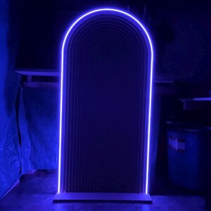 Party Backdrop, Wood Round Arch Backdrop, Wood Event Backdrop, Party ...