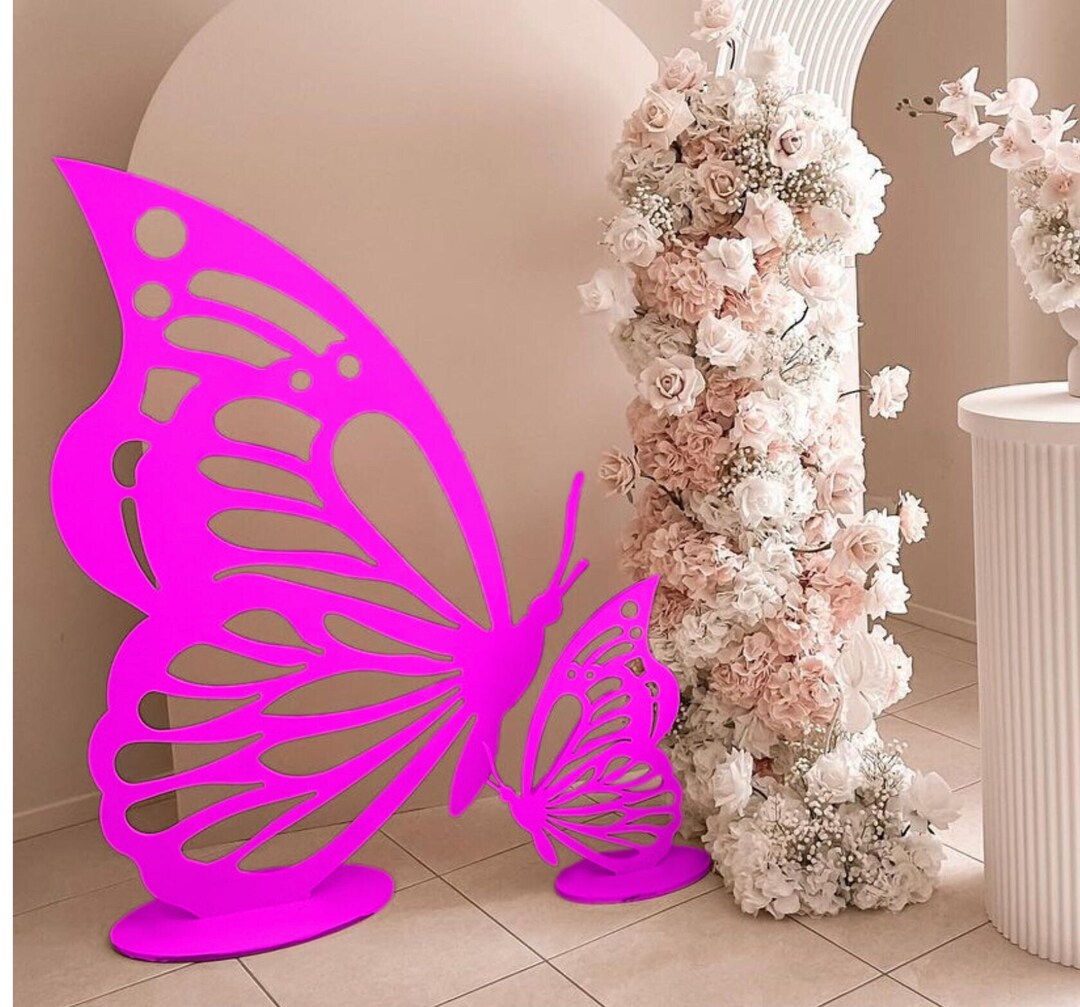 Wooden Butterfly for Party Event Decoration, Butterfly Theme, Kids ...