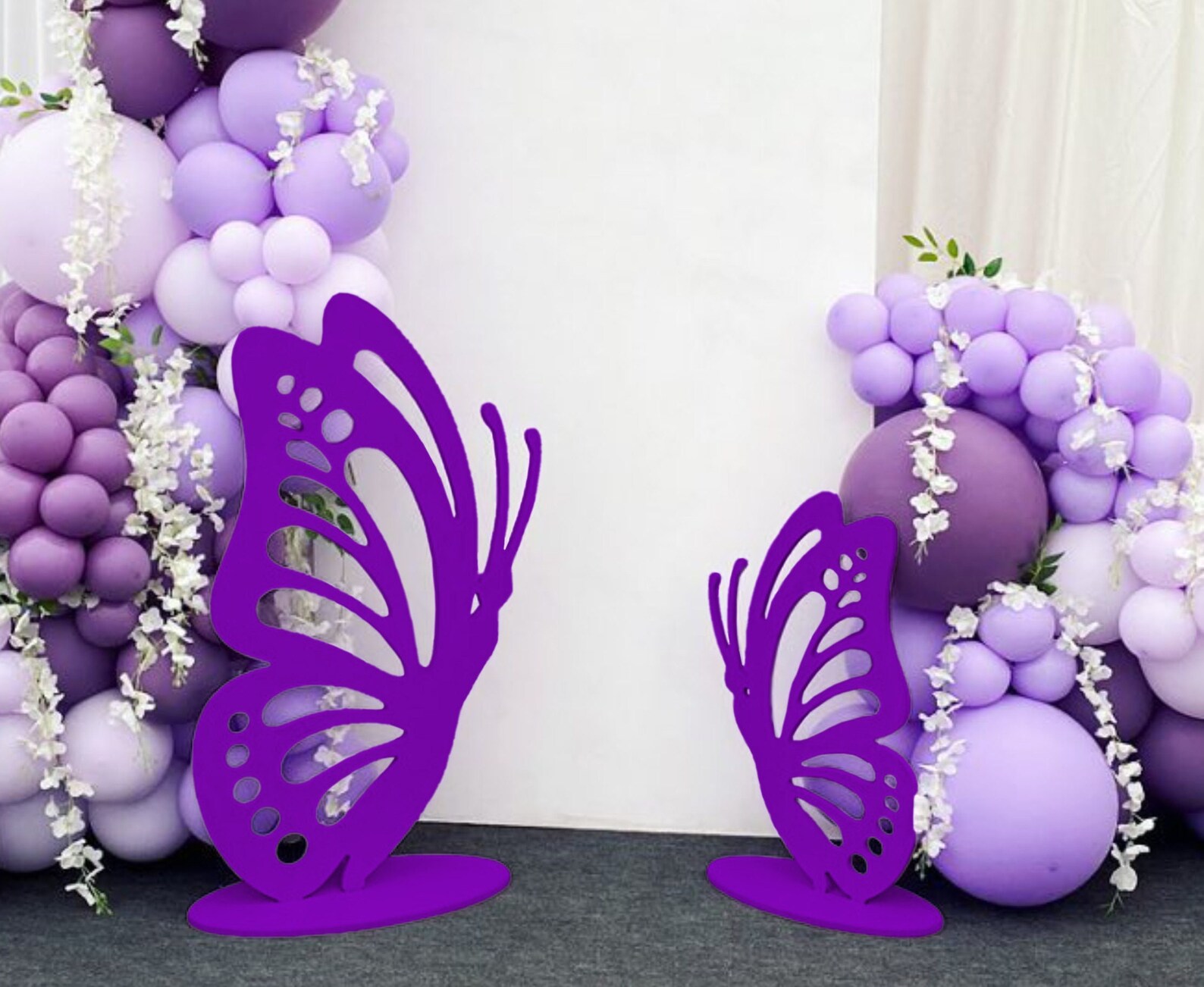 Wooden Butterfly Backdrop, Butterfly Party Prop, Birthday Butterfly ...
