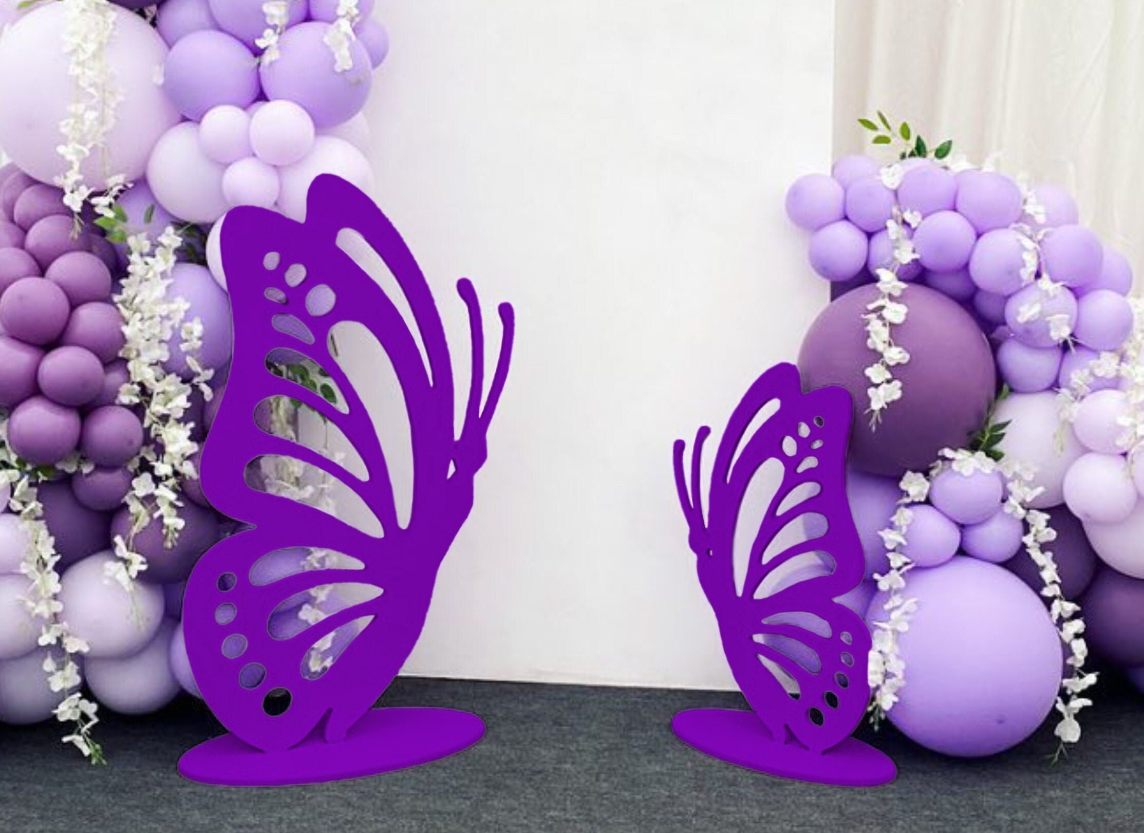 Wooden Butterfly Backdrop, Butterfly Party Prop, Birthday Butterfly ...