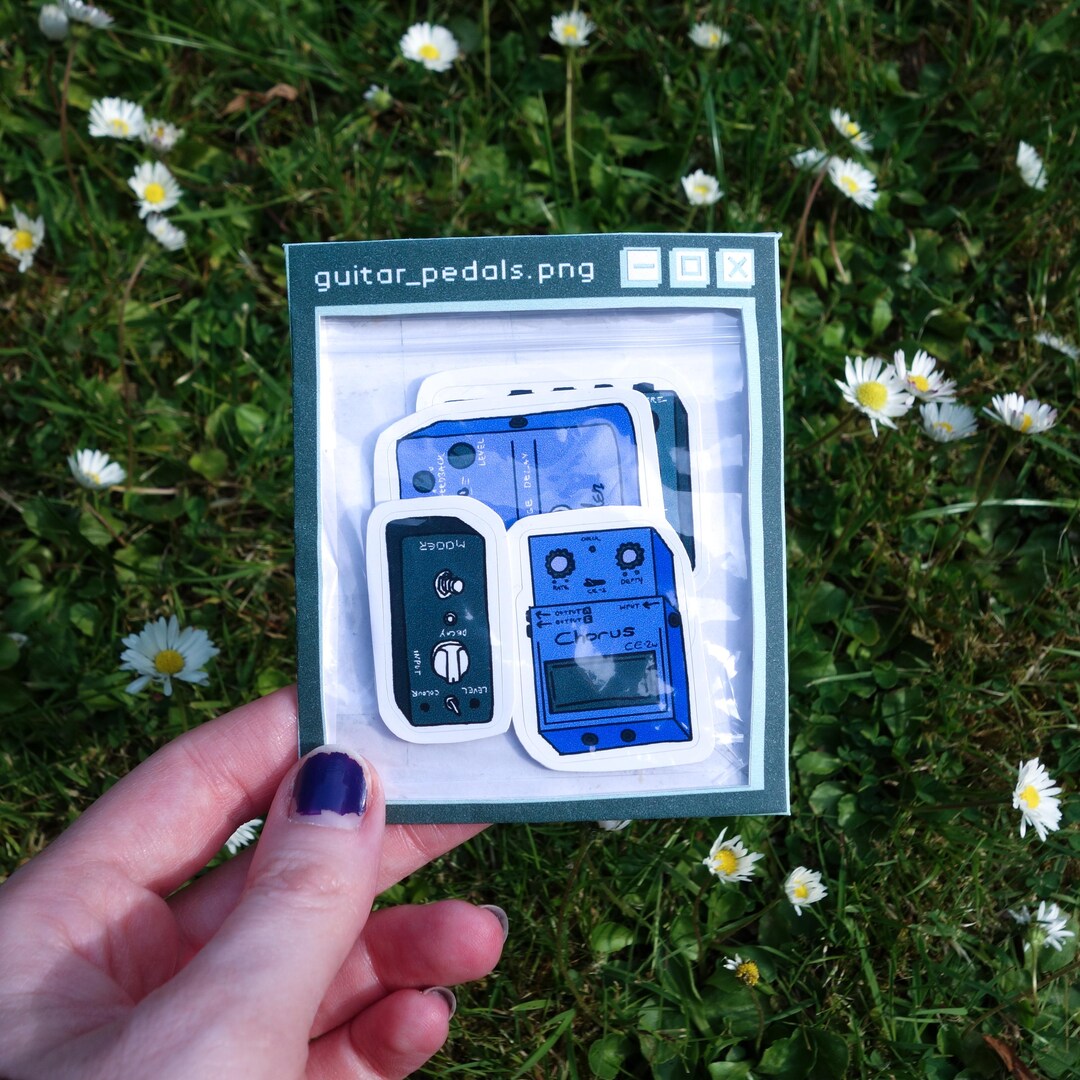 Guitar Pedal Sticker Pack - Etsy