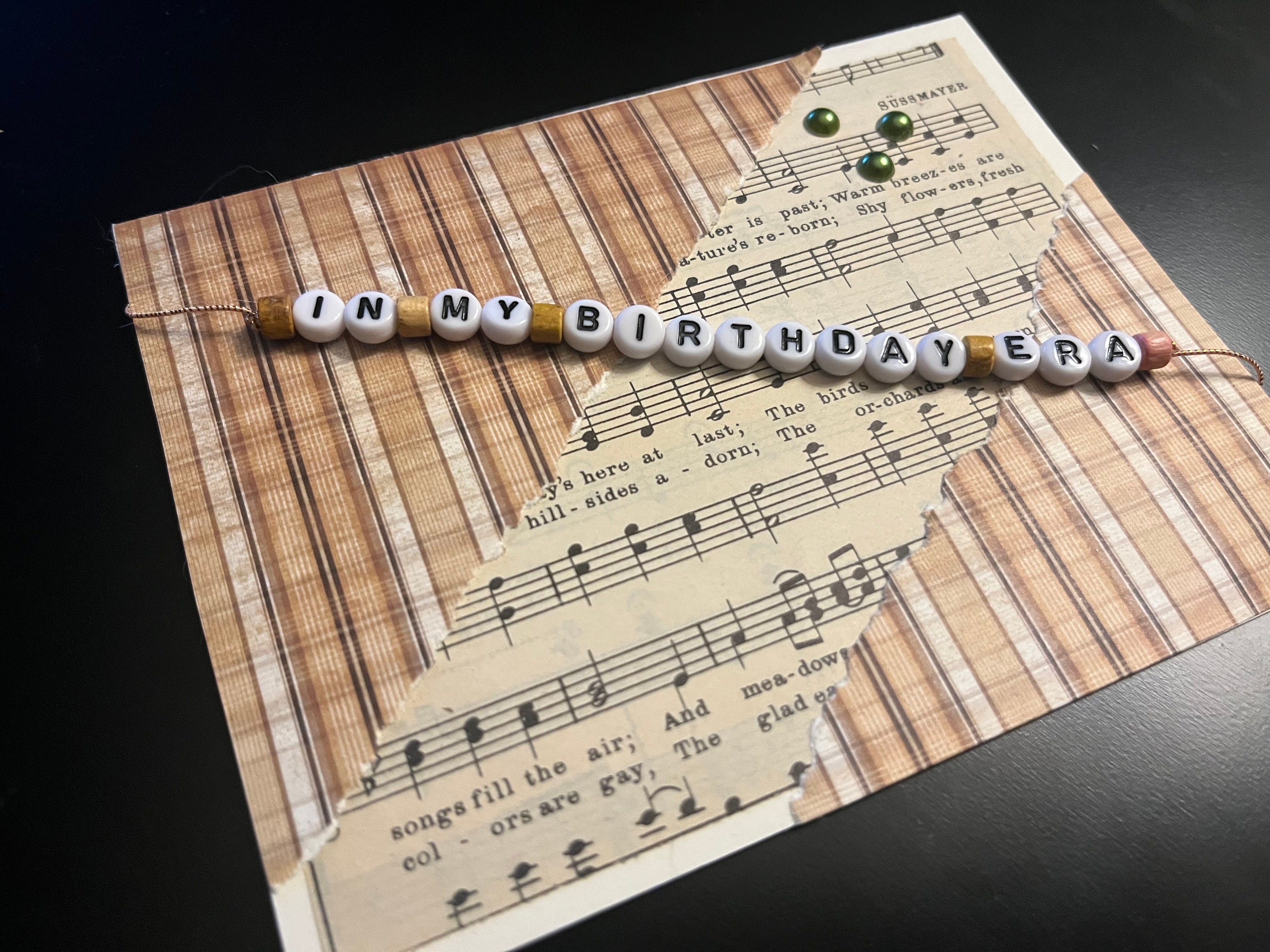 Music Birthday Era Card - Etsy