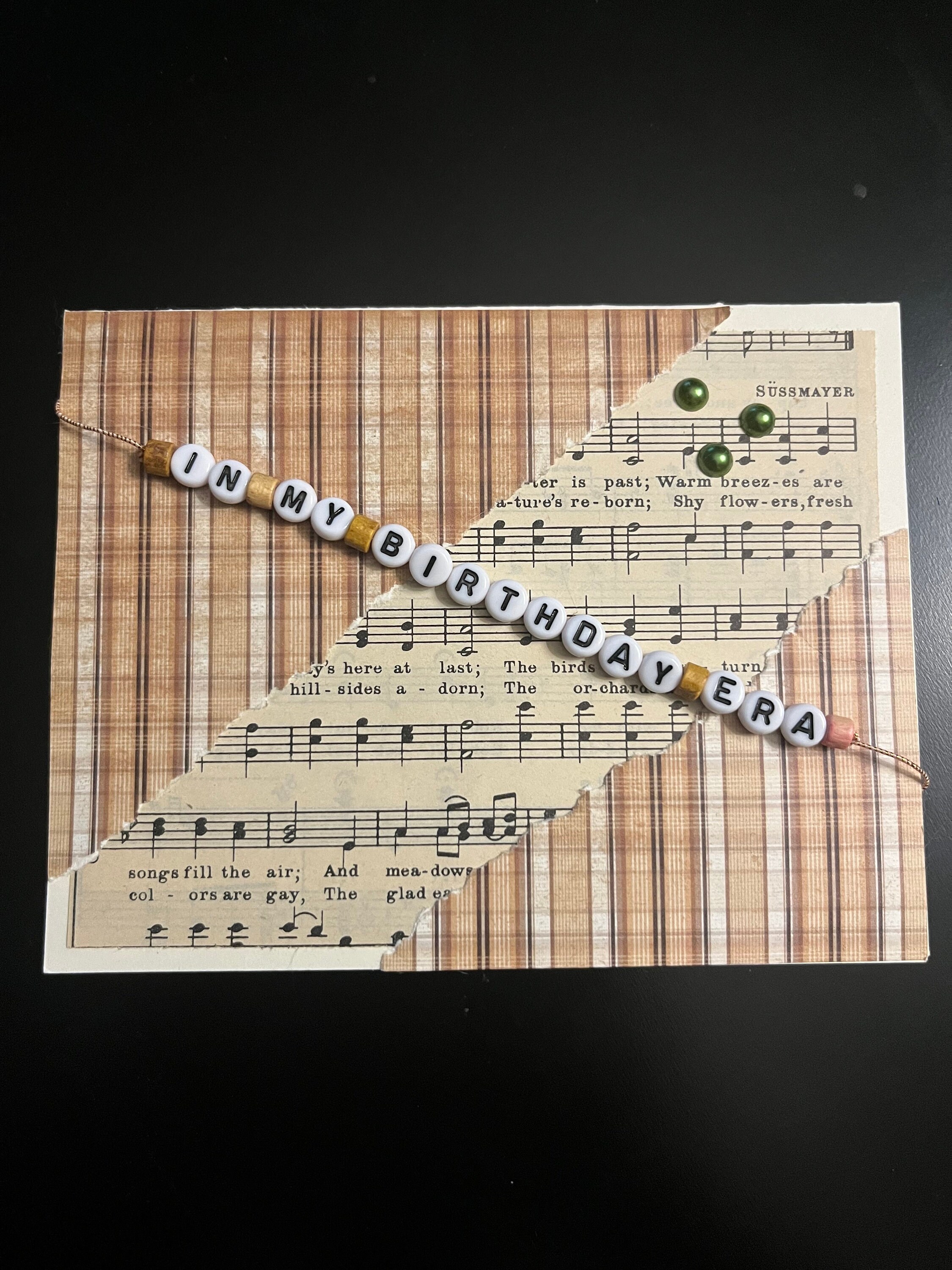 Music Birthday Era Card - Etsy